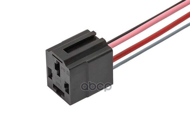 Разъем на реле для а/м ВАЗ 2110 4-х конт.( силовое с проводом) 71.3747 (12В 50А) CARGEN арт. AX3407