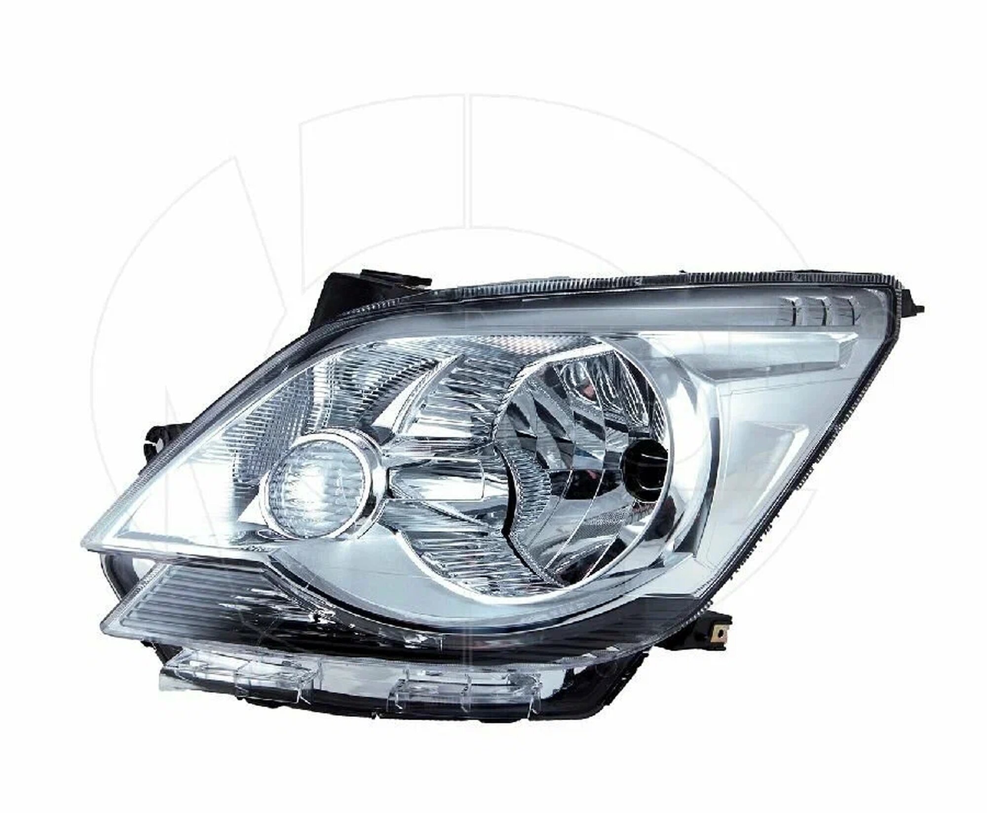 Фара левая CHEVROLET Cobalt (с корректором), NSP NSP0152020802