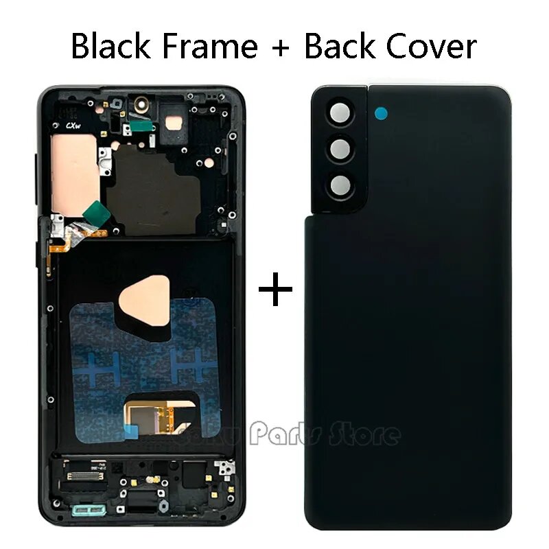 AMOLED OLED для Samsung Galaxy S21 Plus G996 G9960 G996F ЖК-дисплей с дигитайзером Black Frame Cover