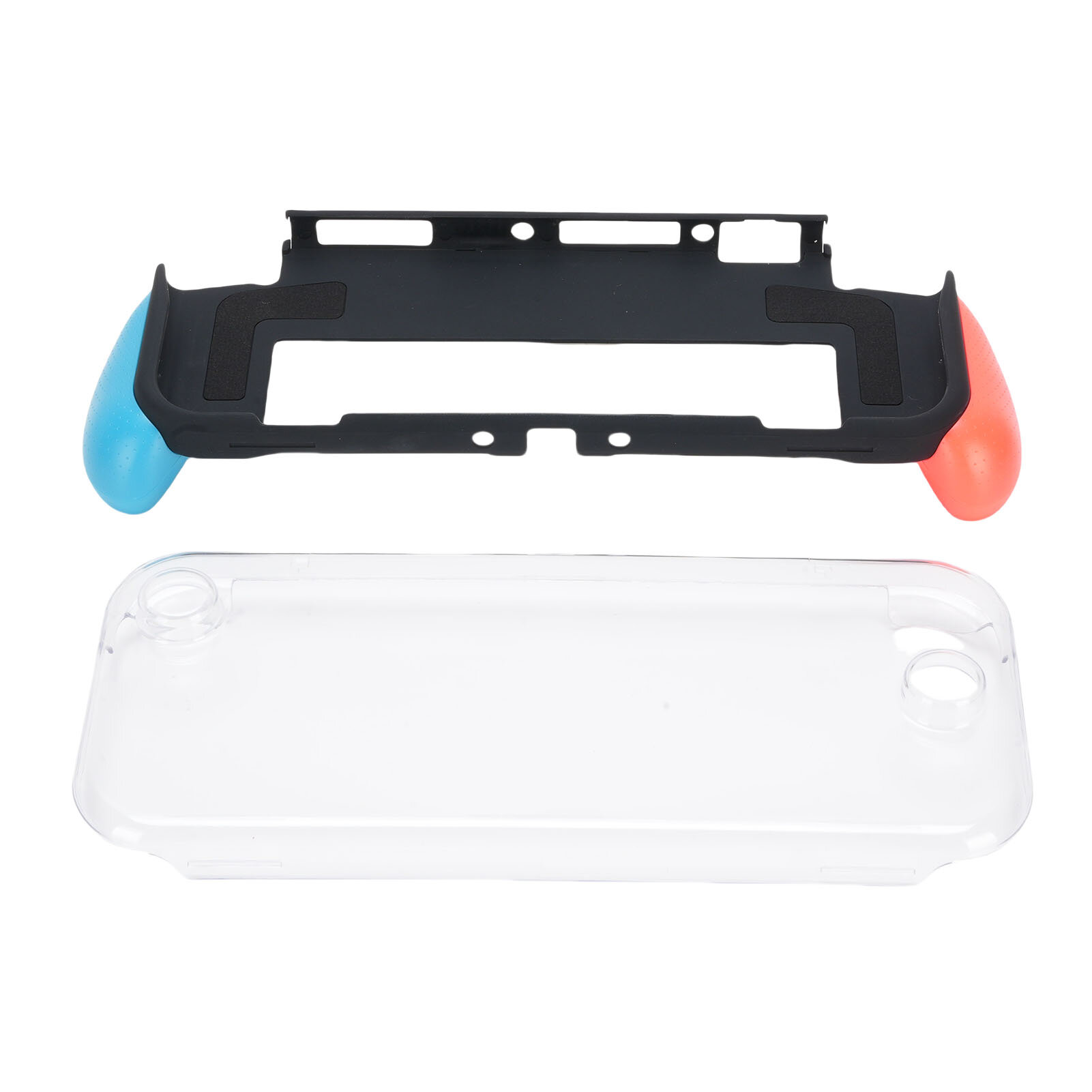 Док-станция для Nintendo Switch OLED 2021, противоударный чехол для игровой консоли, жесткий защитный чехол для контроллеров, черный.