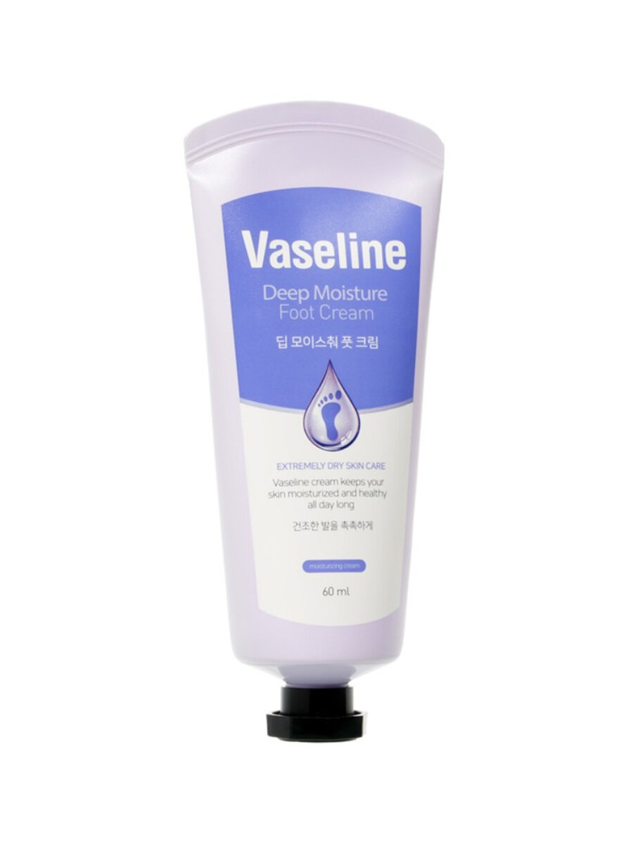 Крем для ног C2Y VASELINE для глубокого увлажнения кожи, 60 мл