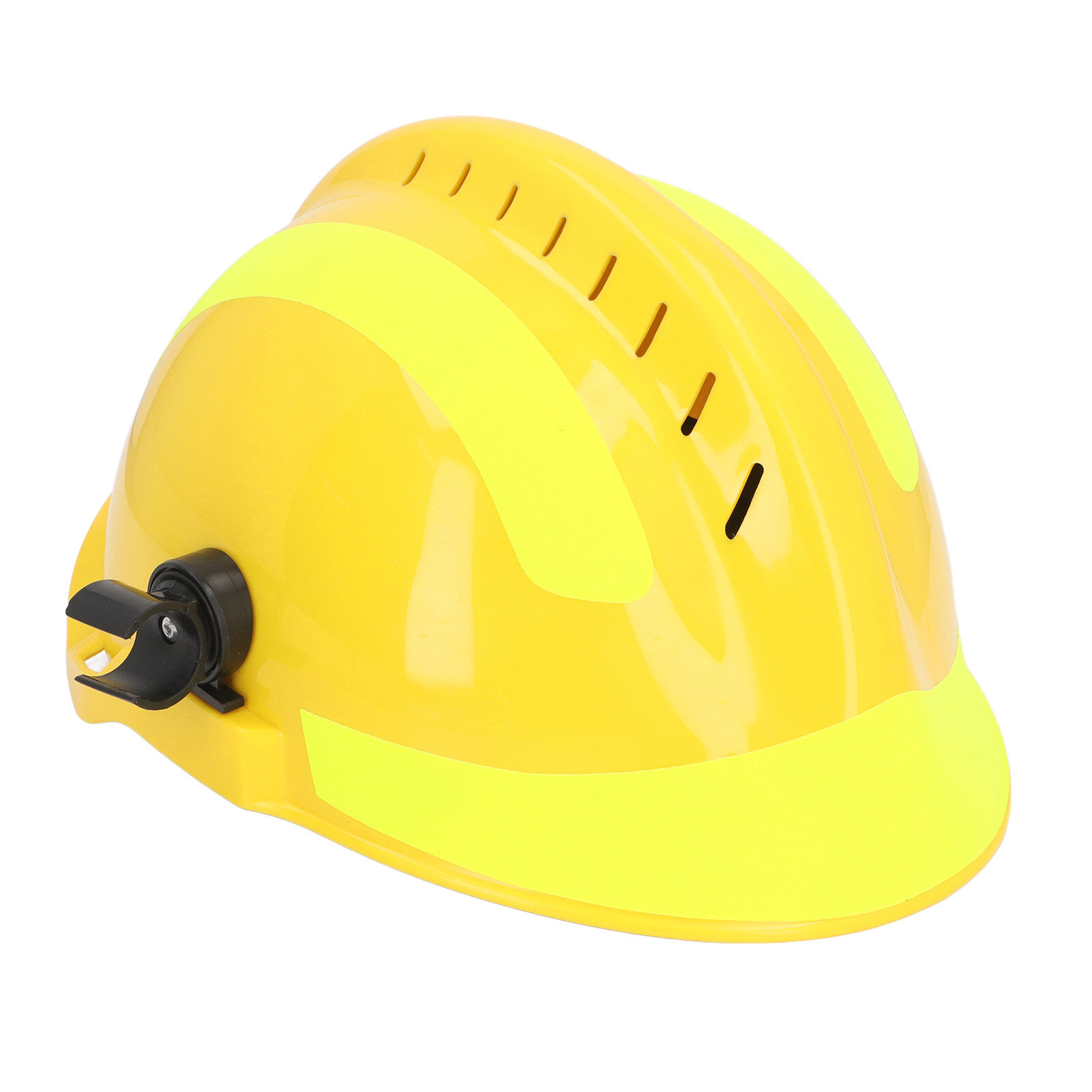 Спасательная каска с регулируемой подкладкой, термостойкая, амортизирующая, с прорезями, строительная защитная каска желтого цвета.