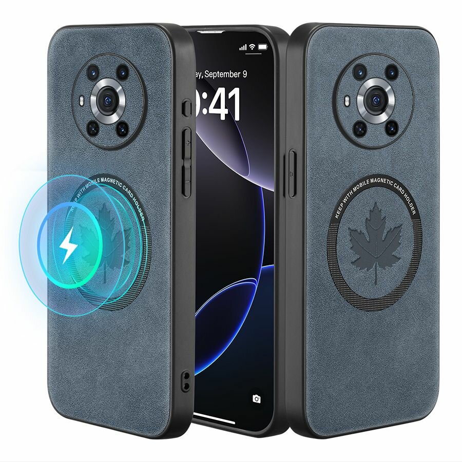 Рисунок кленового листа MagSafe чехол для Honor Magic 3(Хонор Мейджик 3) Нескользящий и удобный