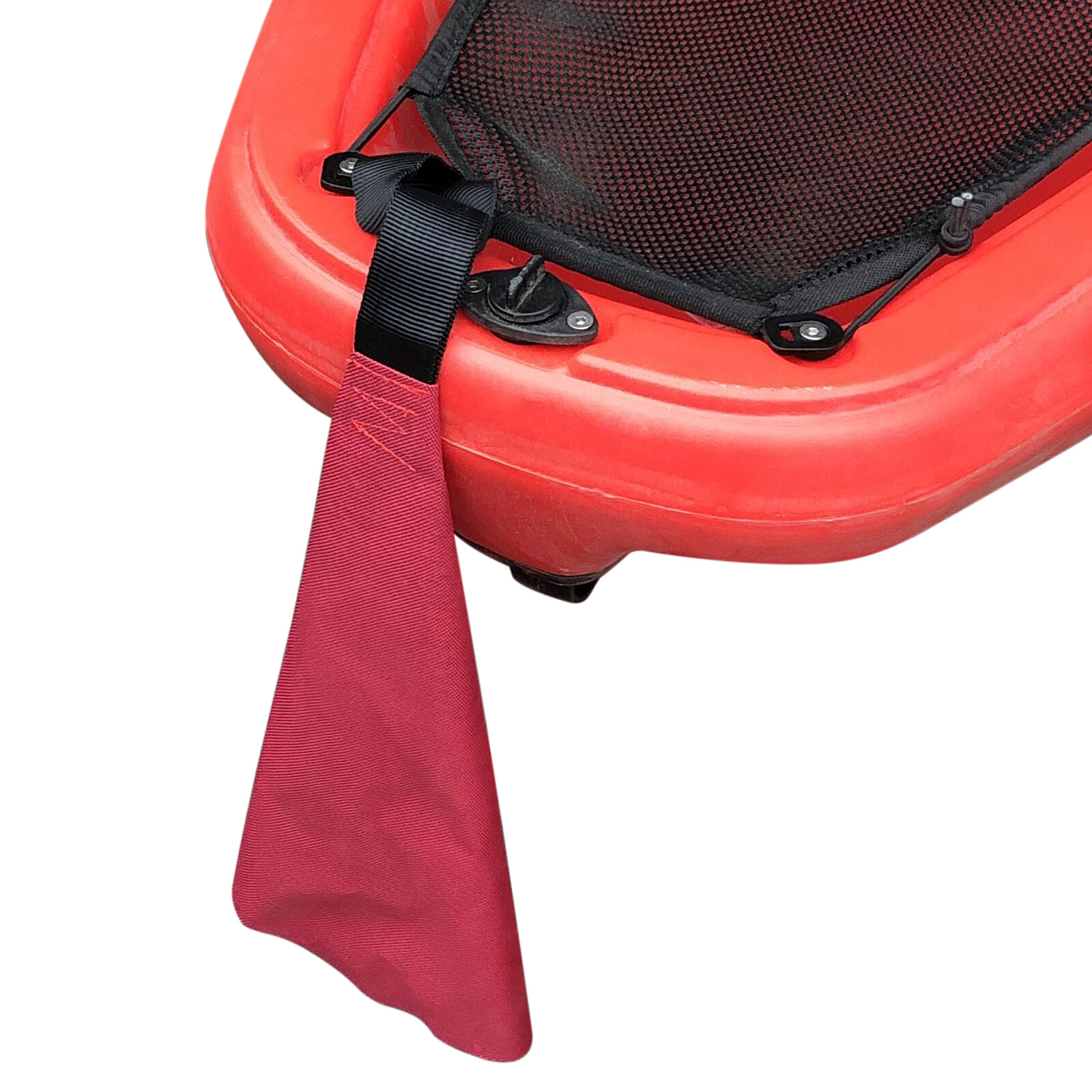 Флаг для каяка Красный с ремнем Флаг предупреждения для путешествий на лодках каноэ Аксессуары для безопасности Материал Нейлон Размер 52*18 см Пакет 15*12*1 см Вес 57 г Пакет содержит 1 Красный Флаг