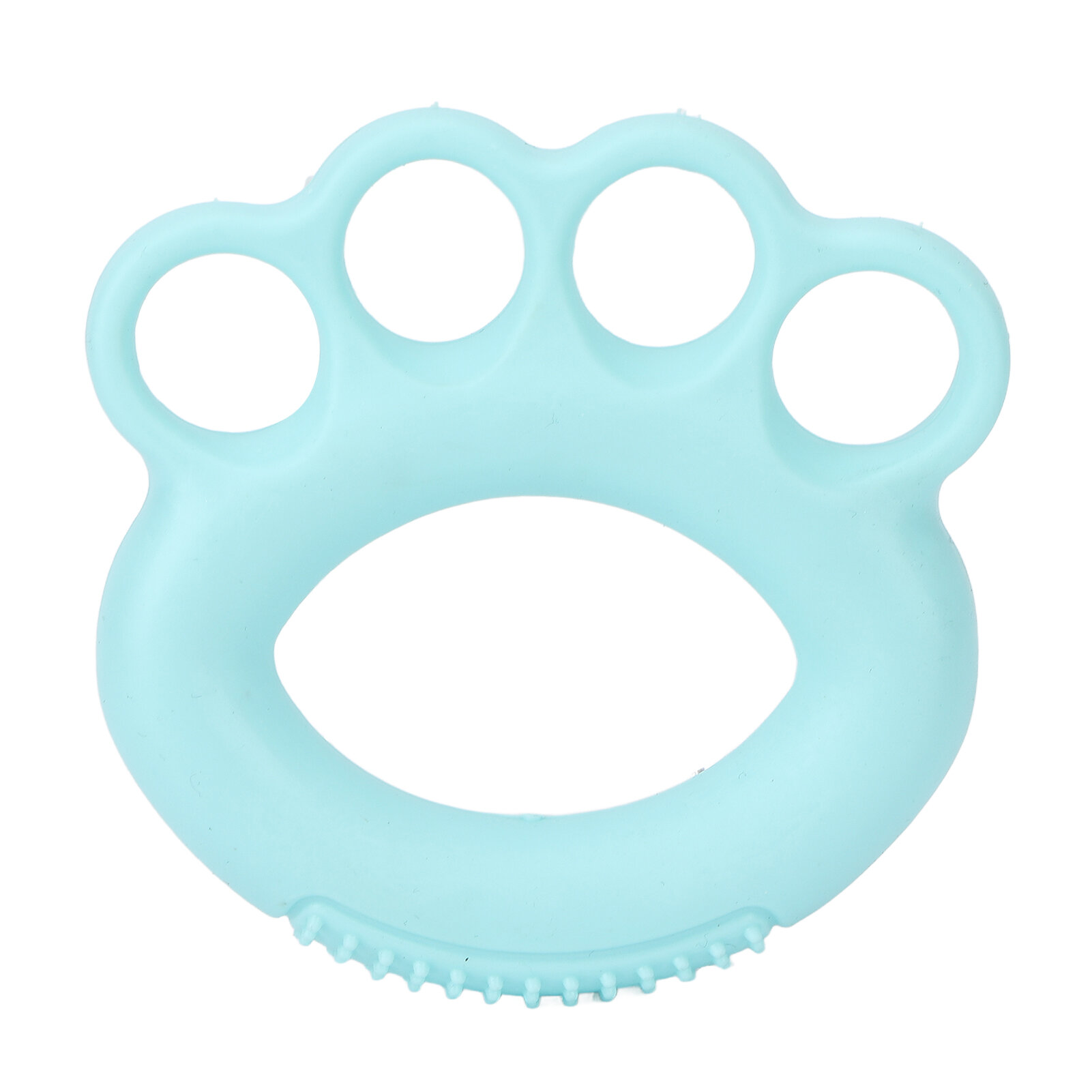 Кольцо-тренажер для четырех пальцев TPR, растягиватель для укрепления хвата, для восстановления после судорог в руках, мятно-зеленый, 20 фунтов