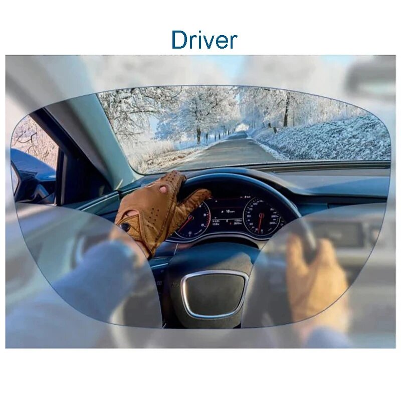 Прогрессивные мультифокальные линзы SO SMOOTH WIND для близорукости Driver, 1.61