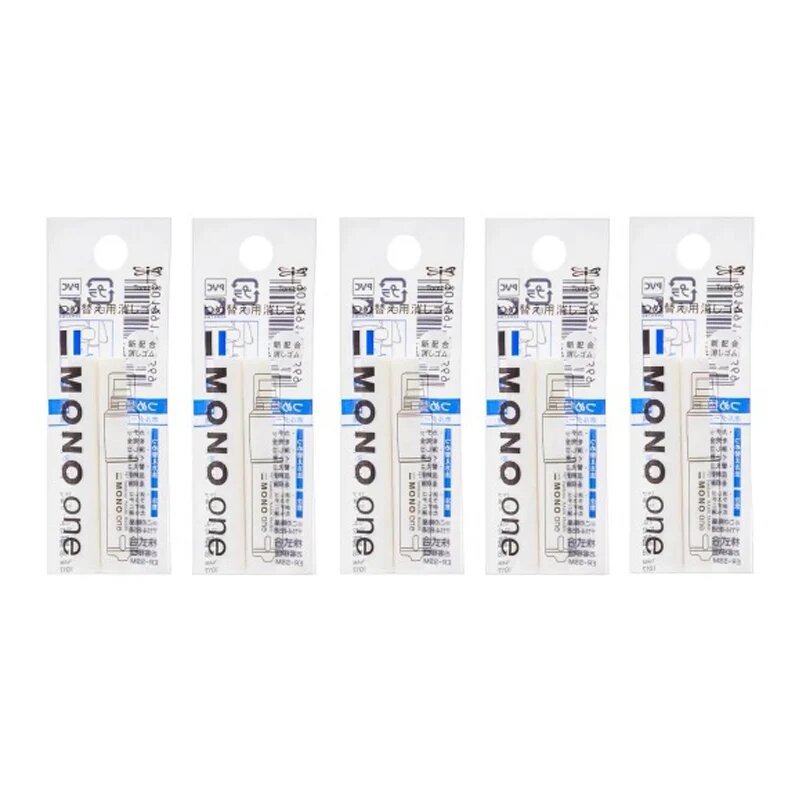 Tombow Mono One пластиковый ластик 5 pack refill