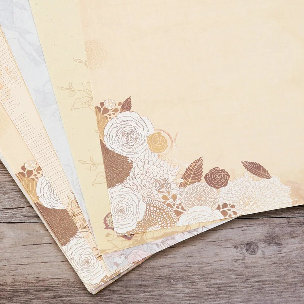 Винтажная бумага для письма А4, 60 шт.