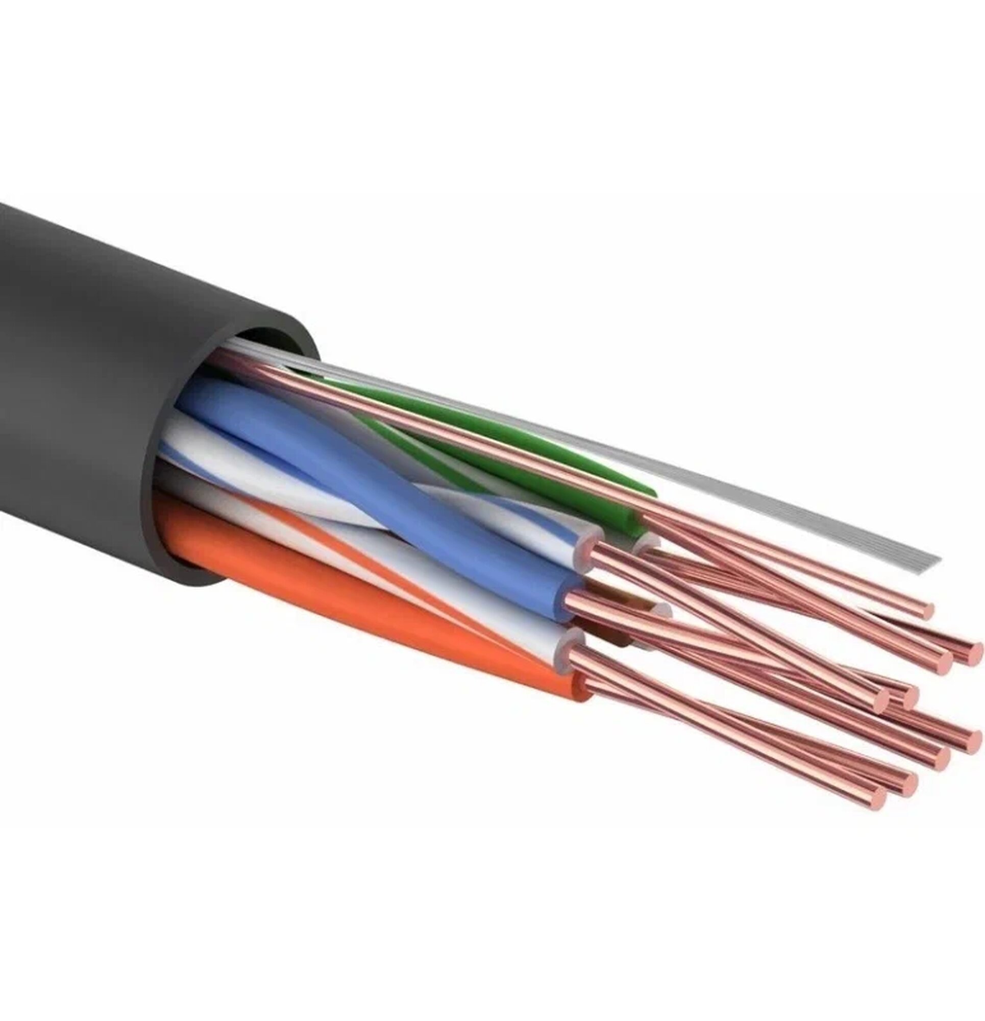 Кабель PROconnect 01-0045-3, информационный, медный, черный, 305 м