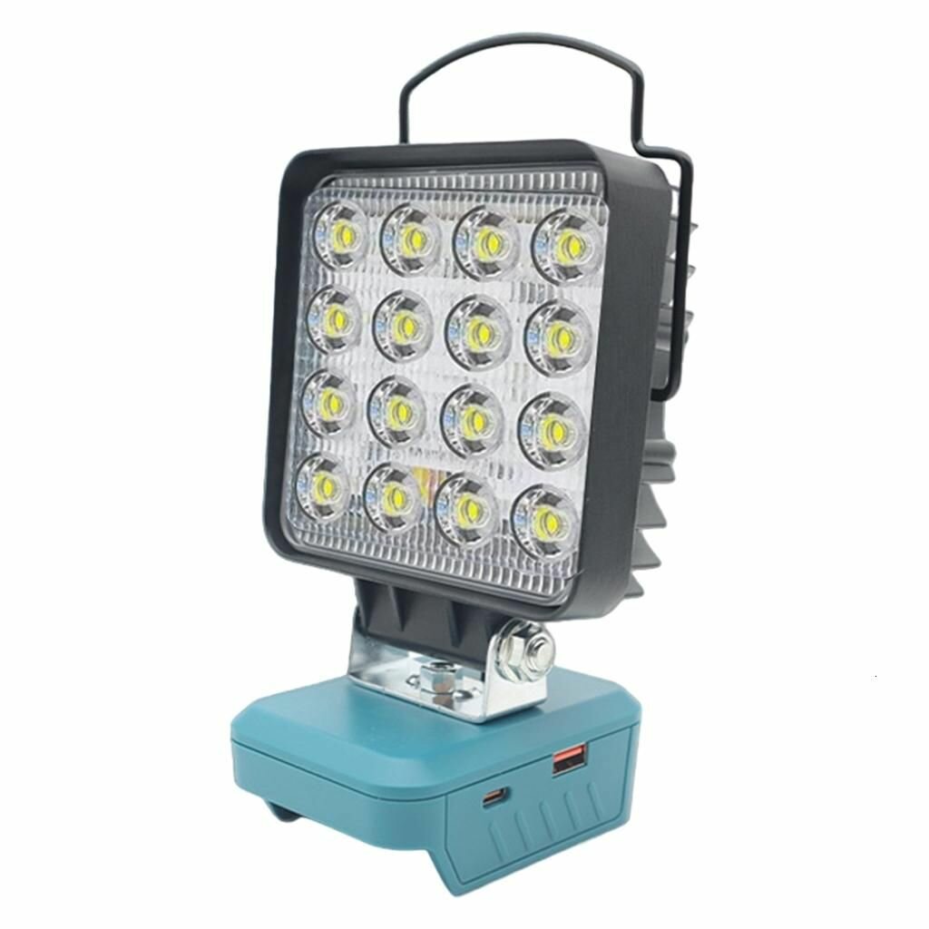 Многонаправленная светодиодная лампа для рабочих мест, прожектор, 30W/26W, эффективное охлаждение, функция зарядки через USB, - 26w