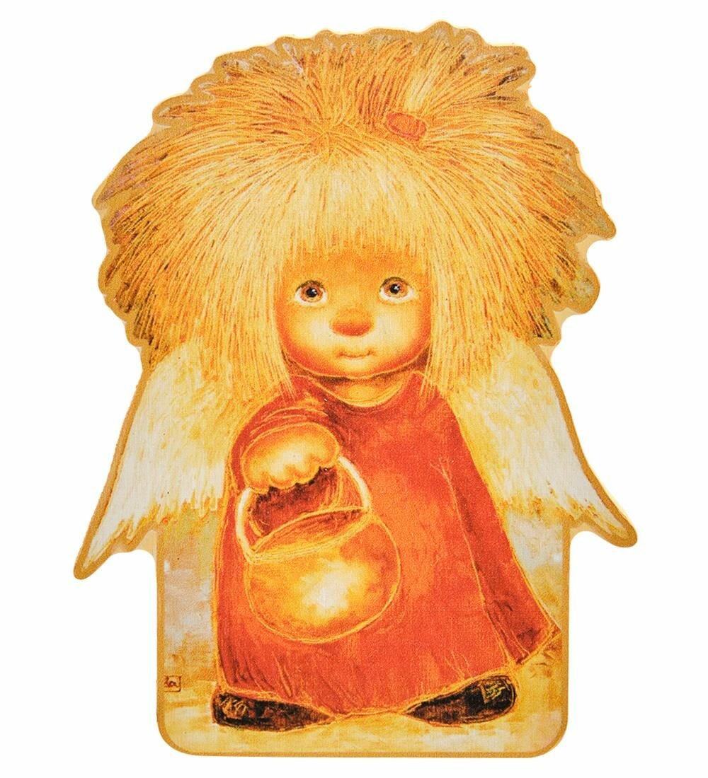 Панно из дерева Ангел освещающий жизненный путь A2174184