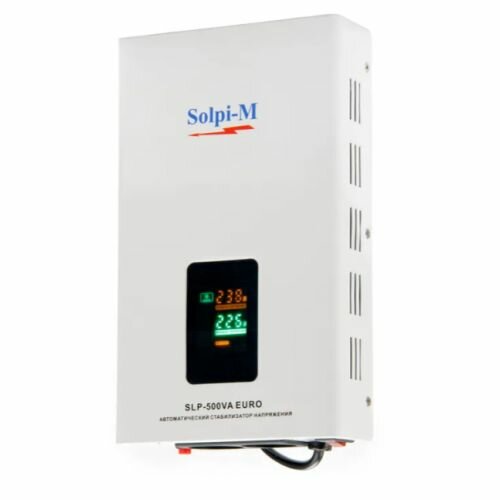 Стабилизатор напряжения Solpi-M SLP-500VA EURO для газового котла