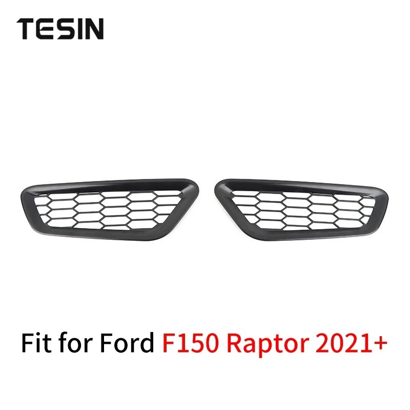 TESIN накладки решетки радиатора Ford F150 Raptor 2021+ Black A