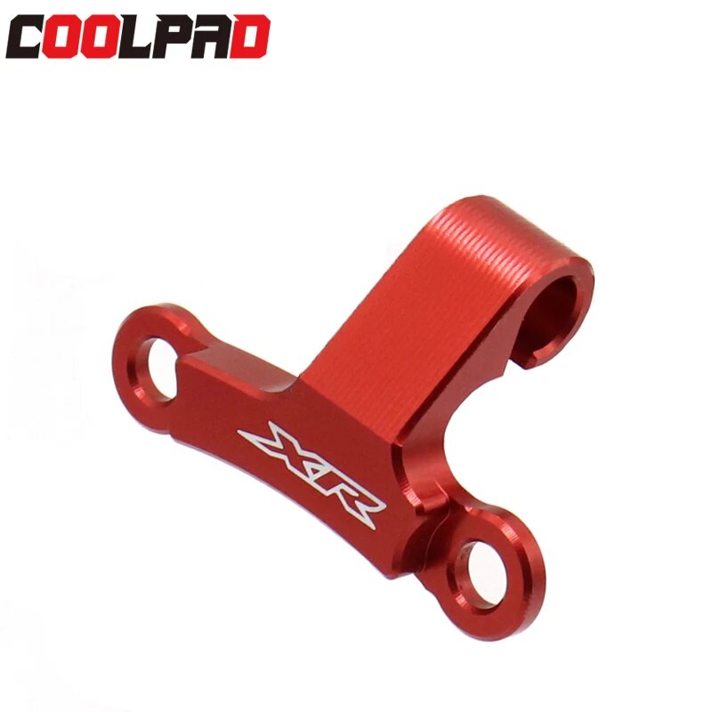 Мотоциклетный кронштейн троса сцепления с ЧПУ, зажим, держатель, направляющие аксессуары для HONDA XR400R XR 400R 1996-2004 Красный, Красный