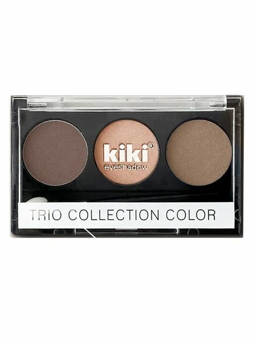 Тени для век Shadow Trio Collection Color, 2,4 г, 104 Оливковый, Корица, Бежево-коричневый