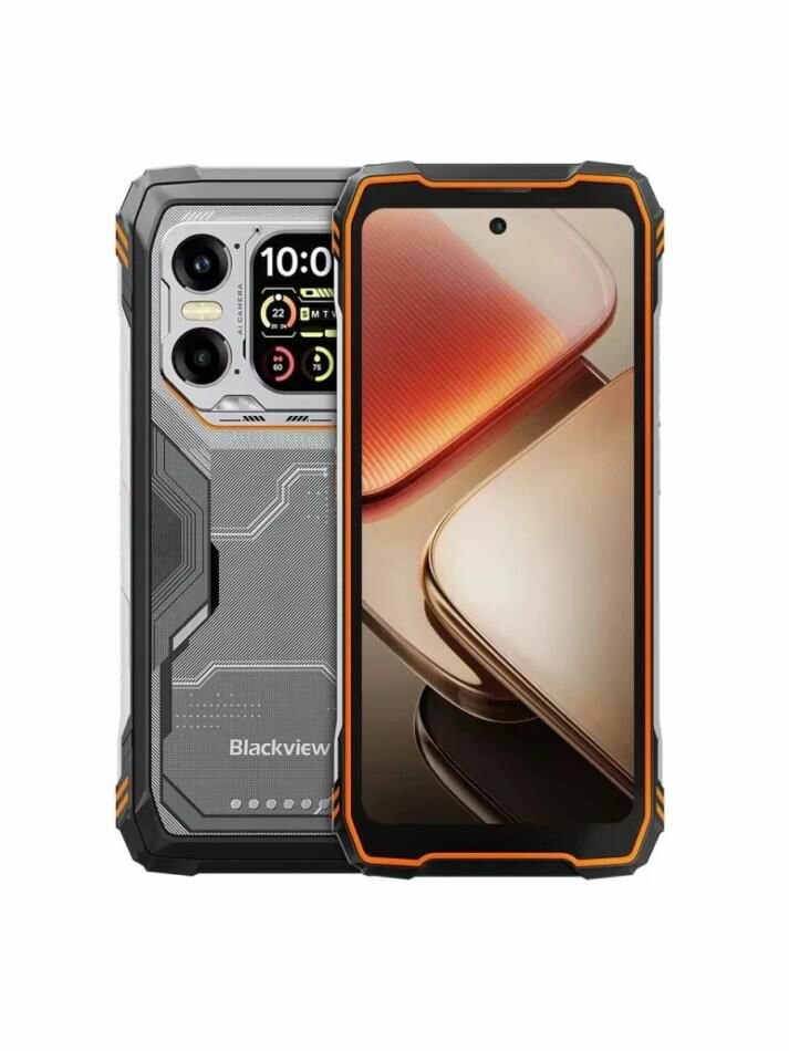 Смартфон Blackview XPLORE 1 Pro 16/512Gb (тепловизор FLIR), черный/оранжевый