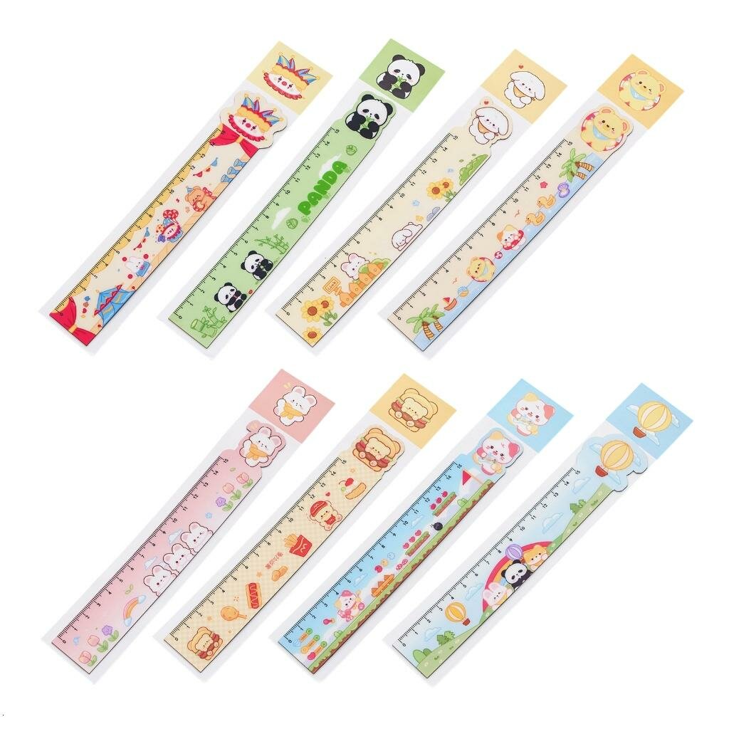 Гибкие магнитные линейки, 8 шт.