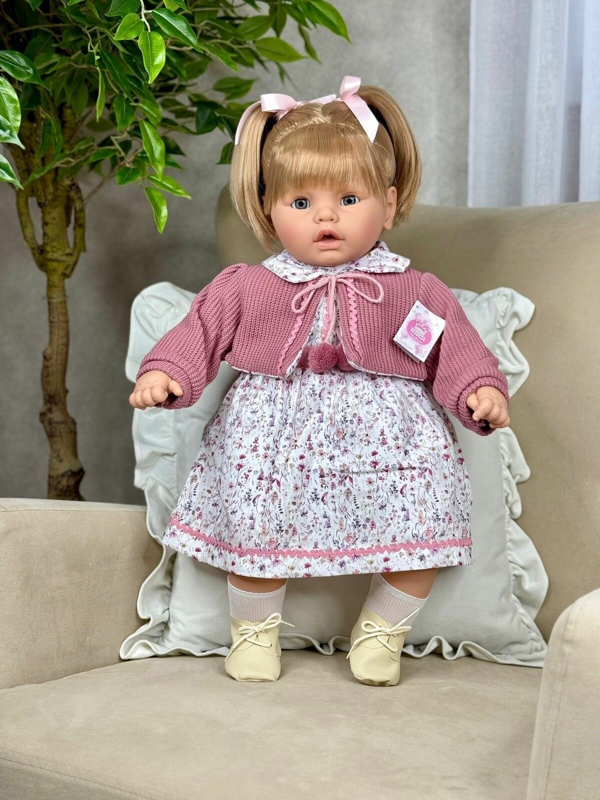 Кукла Berbesa мягконабивная 62см Dulzona