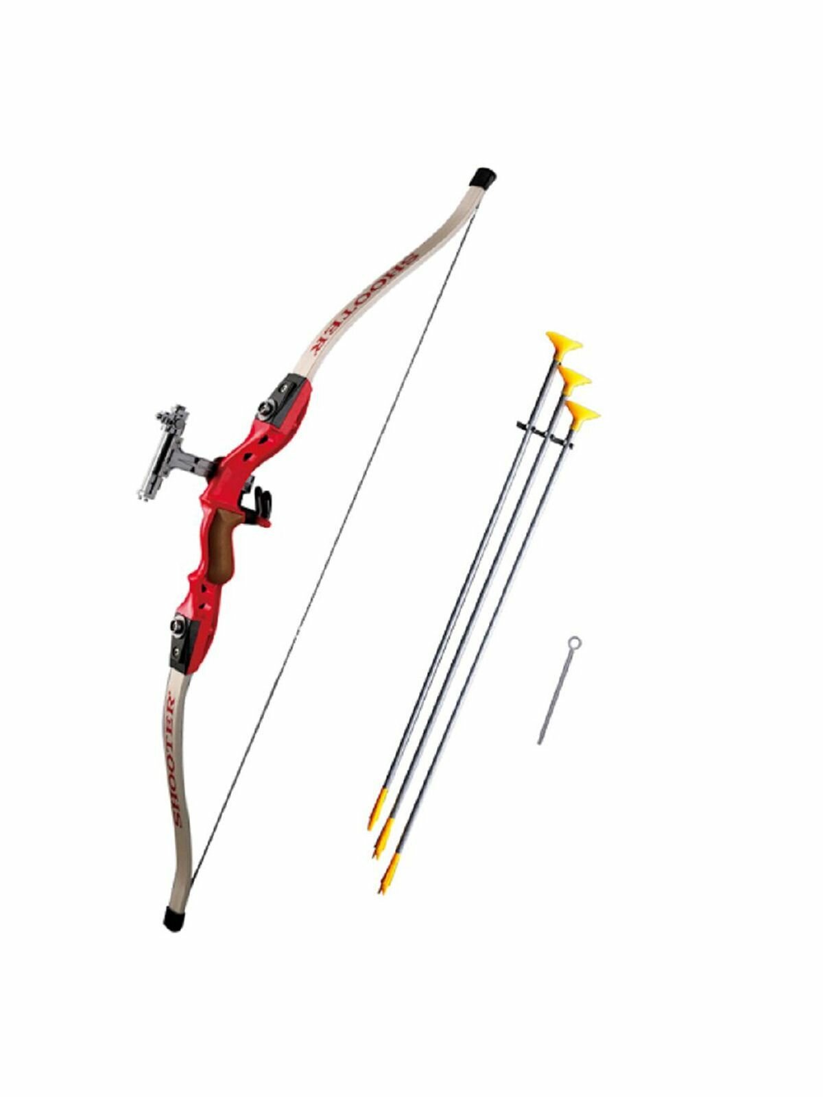 Игра спортивная Лук (3 стрелы), длина 88 см