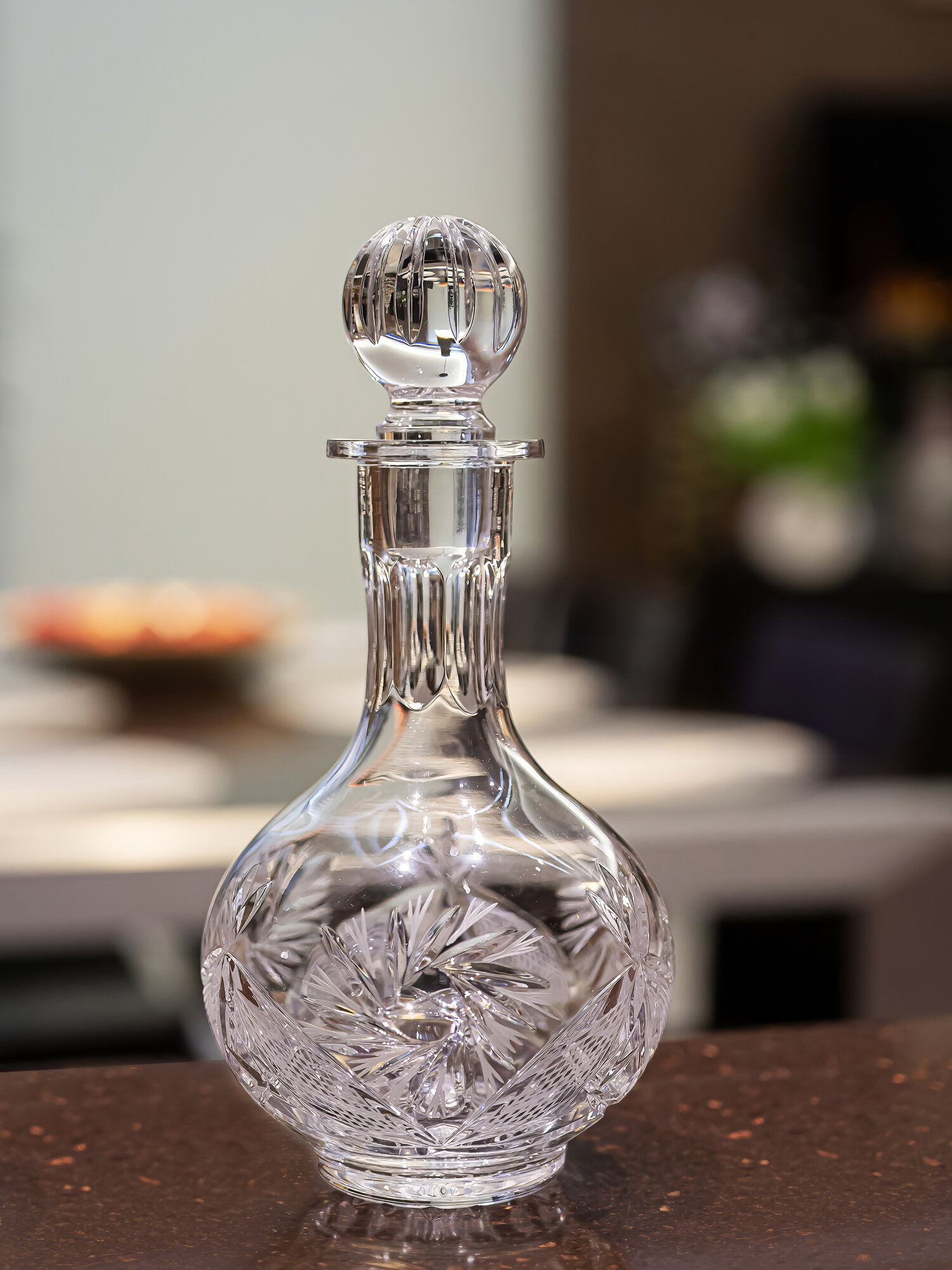 Графин хрустальный без ручки для вина 0.35 л, Неман 1000/30, 4184/0,35л