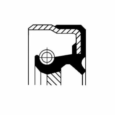 Сальник CORTECO 01026401B КПП 52x68x8 BMW M3 E36, E46, M5 E34, E39 3.2, 4.0 92-04, Ford Transit 2.4, 3.2 TDCI 06