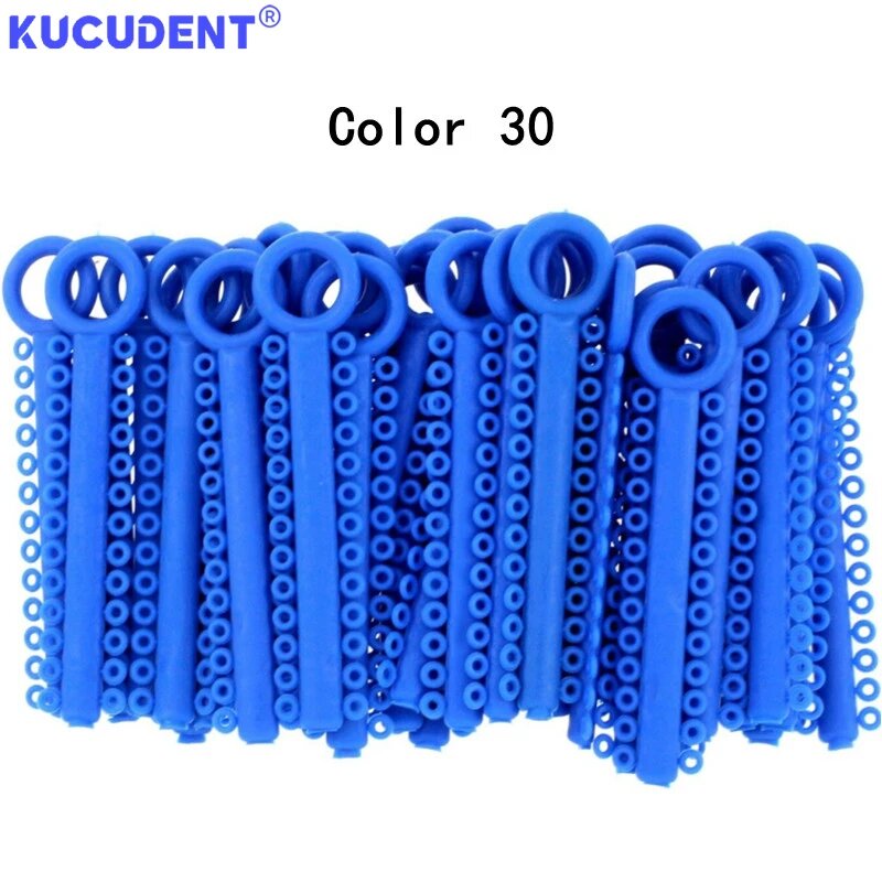 Ортодонтические лигатуры KUCUDENT 1040 шт, многоцветные Color 30