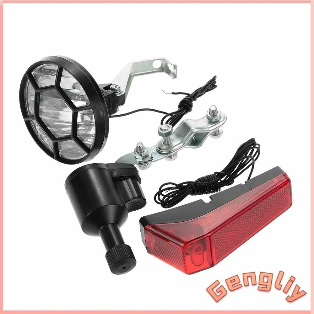 Фары для велосипеда, мощные, безопасные, с динамо-генератором
