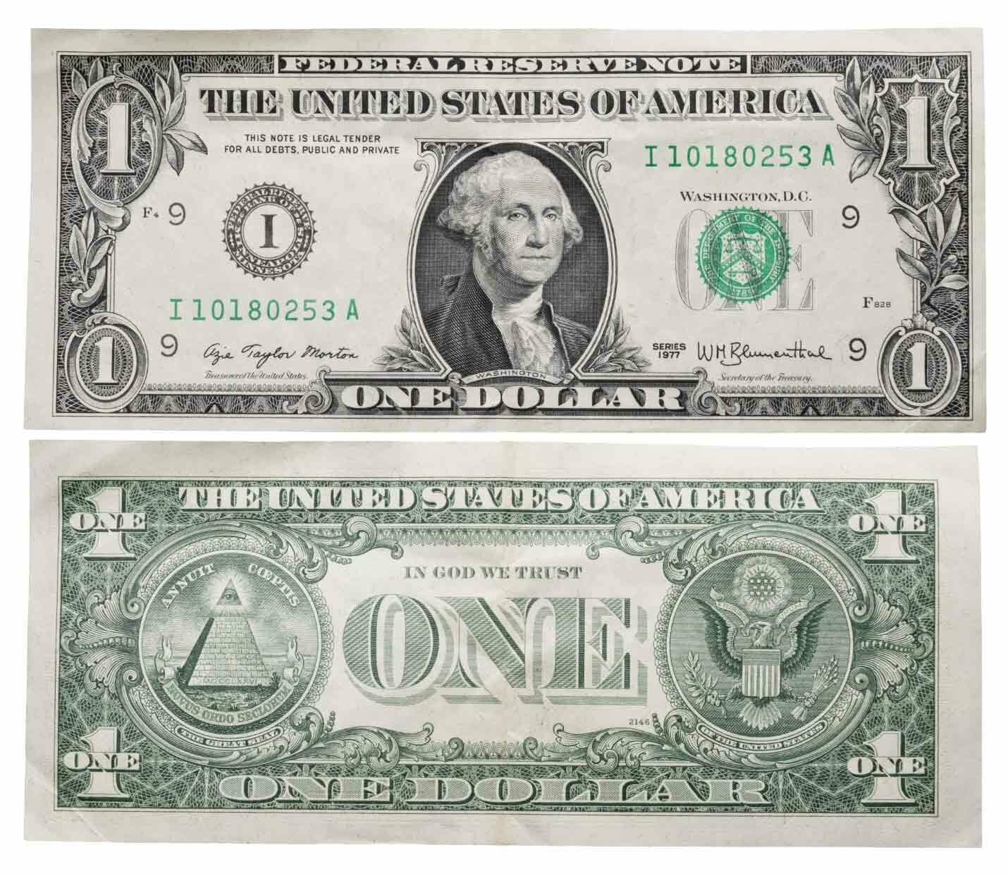 США 1 доллар 1977 года Pick 462а I-Миннеаполис