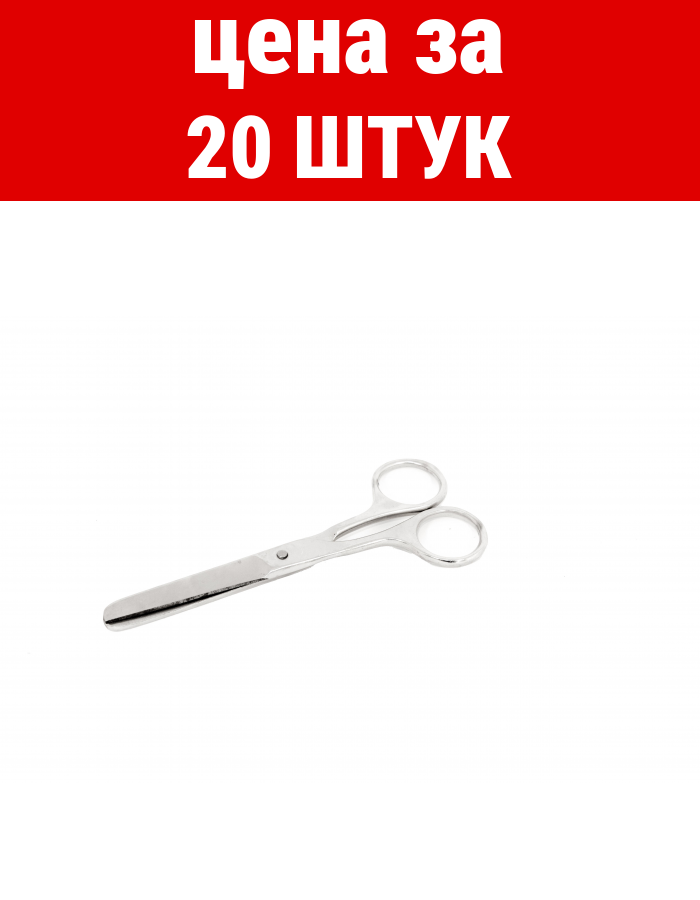Комплект 20 шт, ножницы 135ММ школьные Н-13Ш (ТИП 1) горизонт