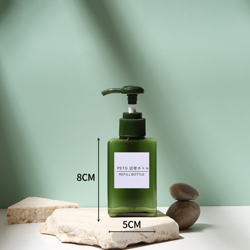 Флаконы для путешествий для дезинфицирующего средства для рук, геля для душа, шампуня, портативные креативные маленькие пустые бутылочки, бутылки с дозатором большой емкости, диспенсеры для лосьонов.