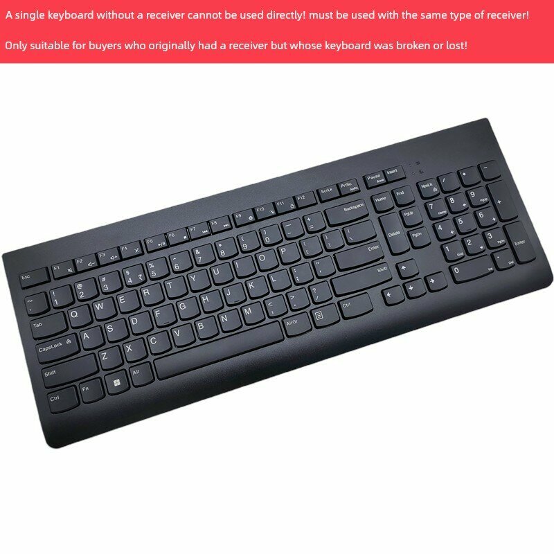 Подходит для беспроводной клавиатуры и мыши Lenovo 5KM0U87488, беспроводной комплект клавиатура и мышь для компьютера