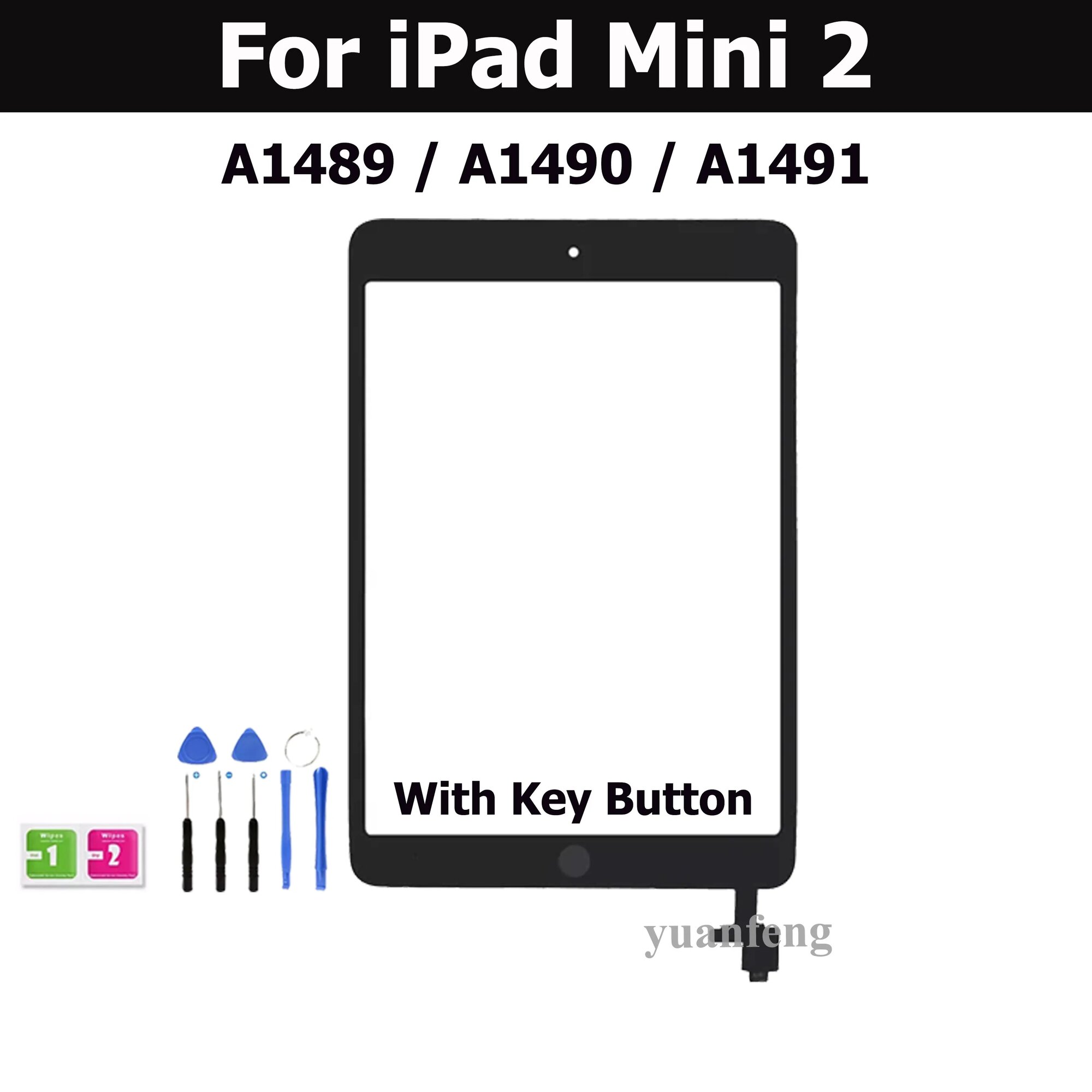 ЖК-панель для iPad Mini 2 YLLMAOO Black Touch(Not LCD)