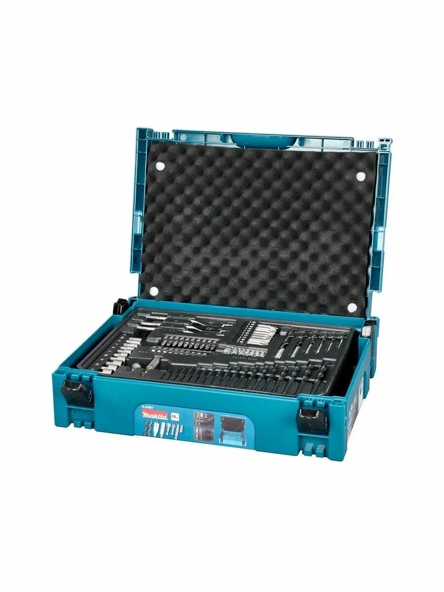 Набор оснастки Makita Makpac E-24907, 70шт