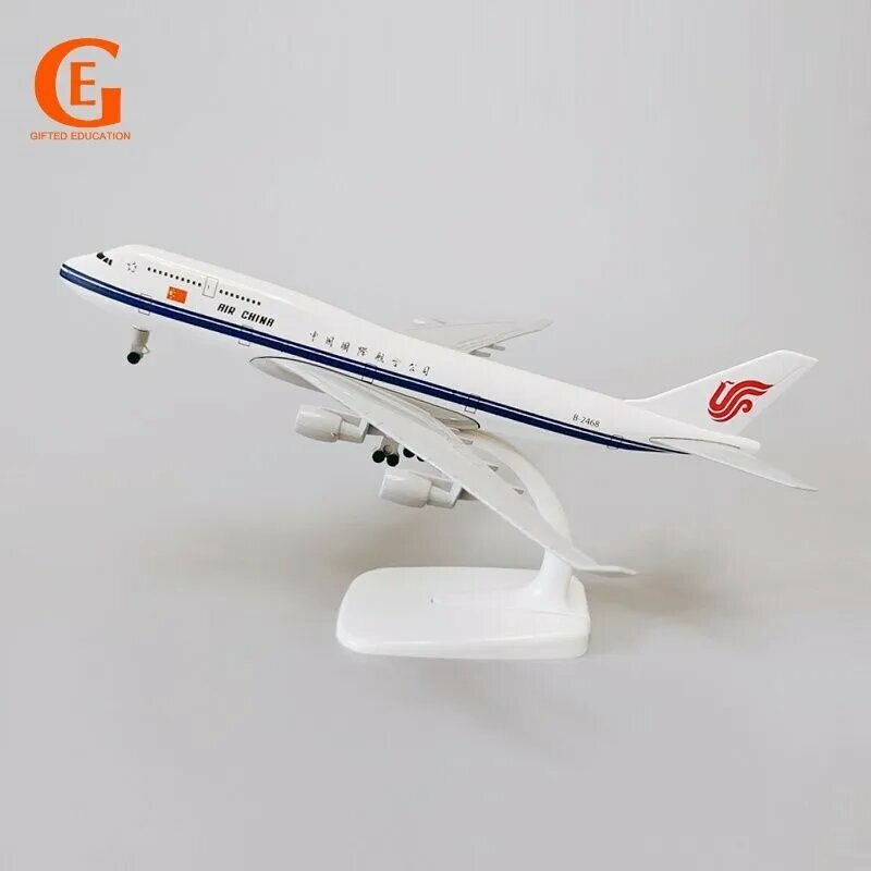 Металлическая Модель Самолета Air China Боинг 747, 20CM С Колесами，（Рекомендуемые качественные продукты）