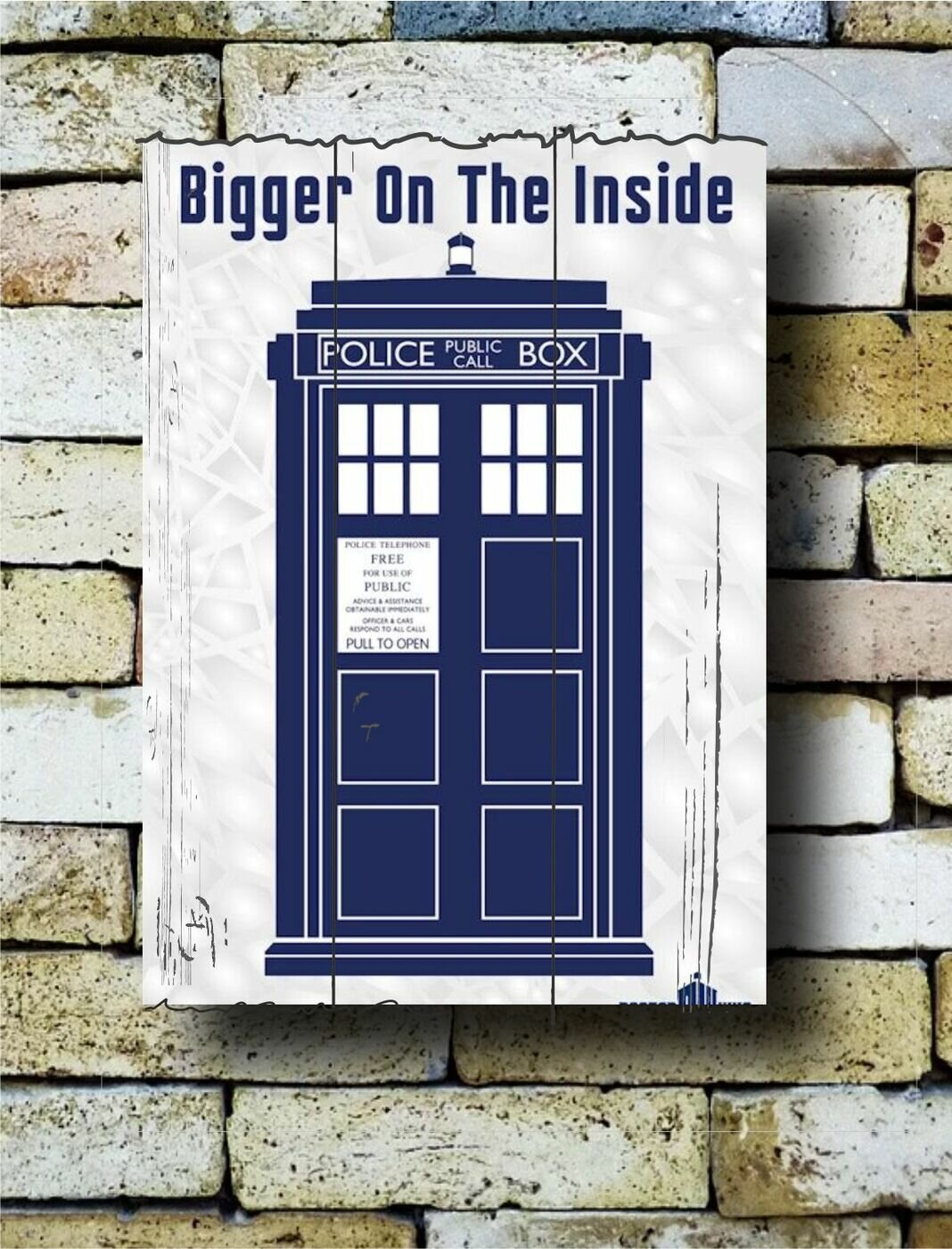 Картина на досках "Доктор Кто. Doctor Who"