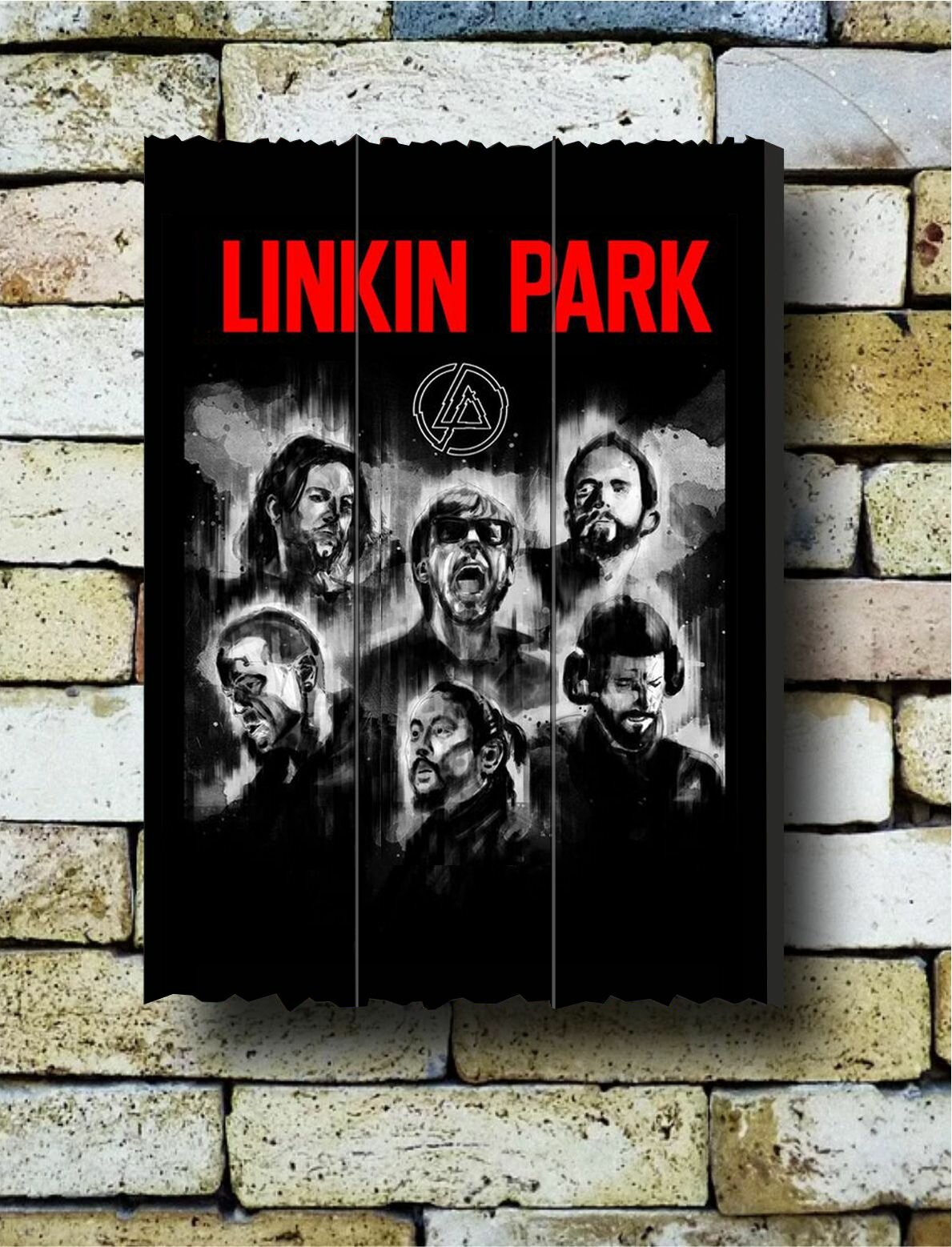 Картина на досках linkin park 3 Линкин Парк, честер беннингтон, Chester Bennington
