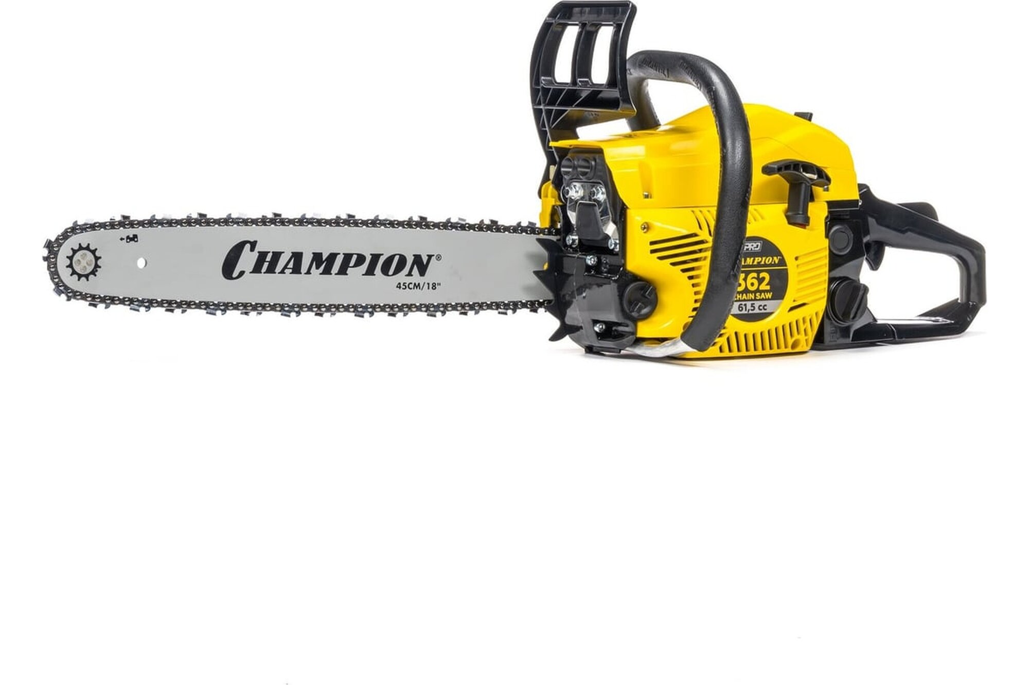 Бензиновая пила CHAMPION 362-18", шина 18 дюймов, в упаковке 1 шт.