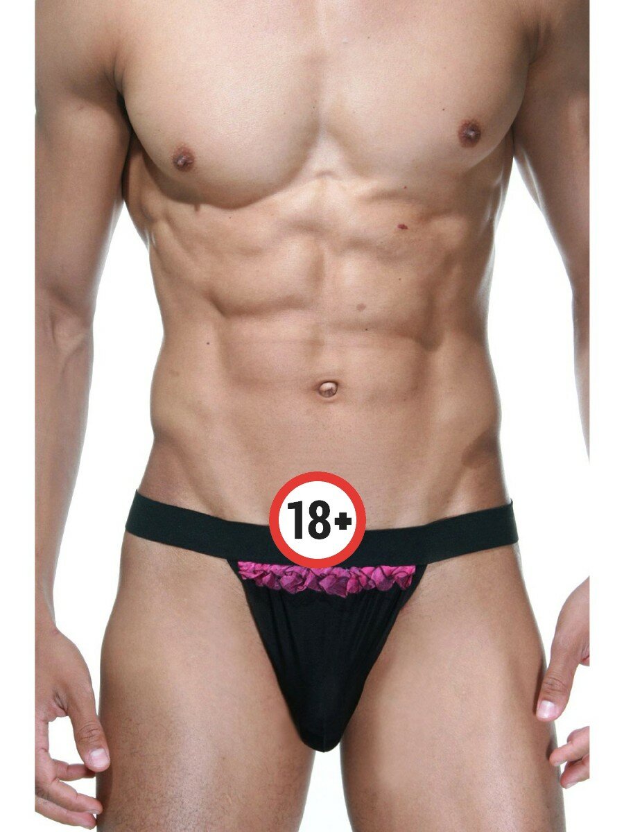 Мужские трусы танга черные LaBlinque LB15252 полиамид/эластан L/XL (48-50)