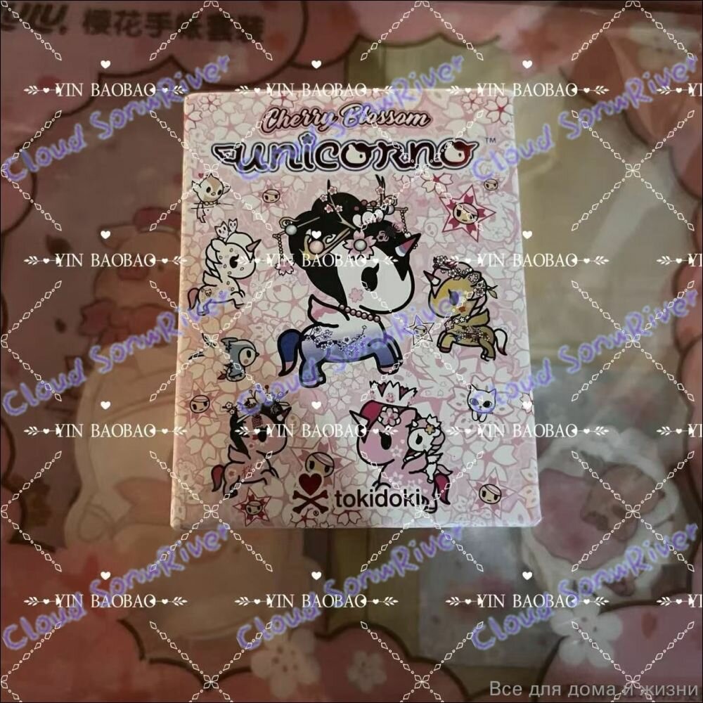 Фигурка-единорог Blind Box Tokidoki Unicorno Cherry Blossom, коллекционная игрушка