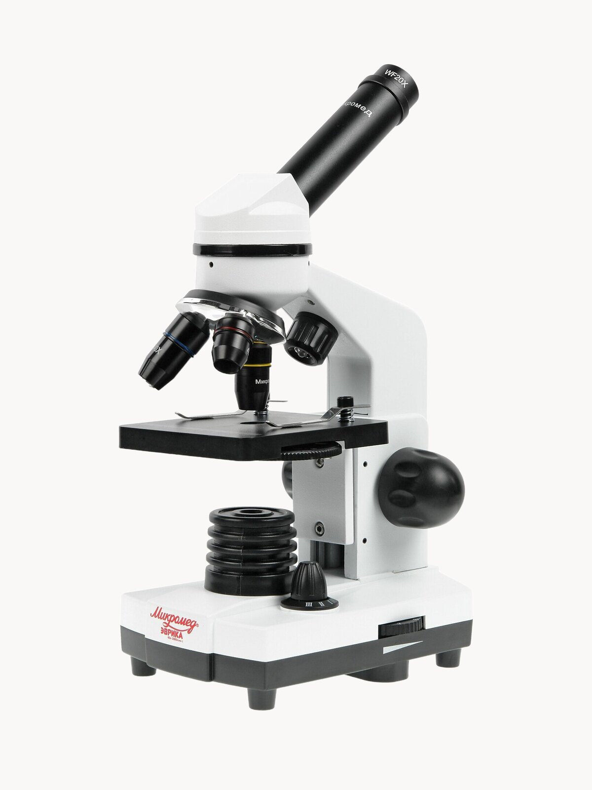 Микроскоп школьный Эврика 40х-1600х (вар. 2) с видеоокуляромМикроскоп школьный Эврика 40х-1600х (вар. 2) с видеоокуляром