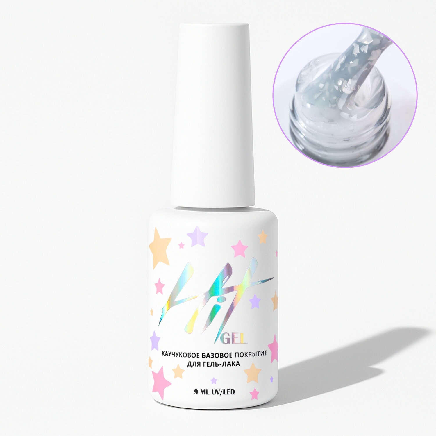 Камуфлирующая база с серебряной поталью HIT Potal Base №09 9 мл