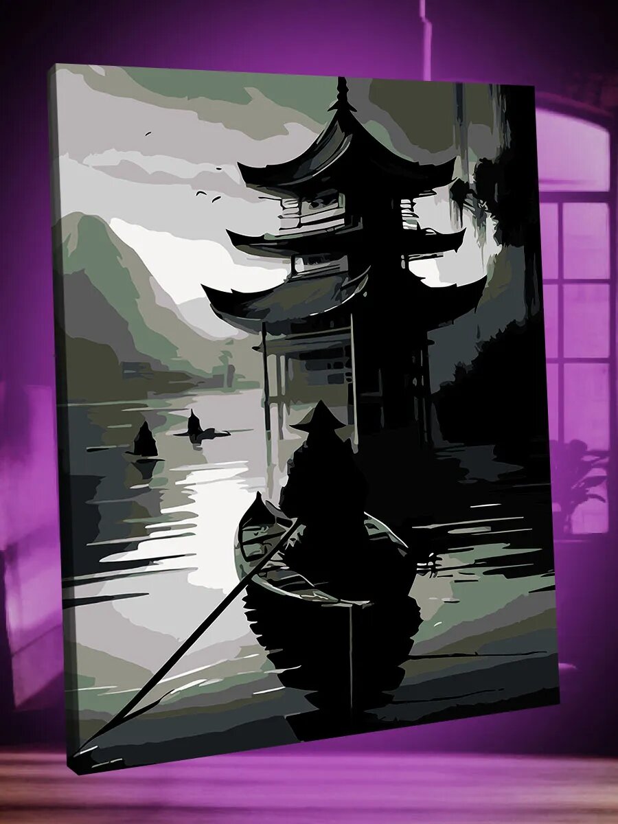 Картина по номерам Самураи