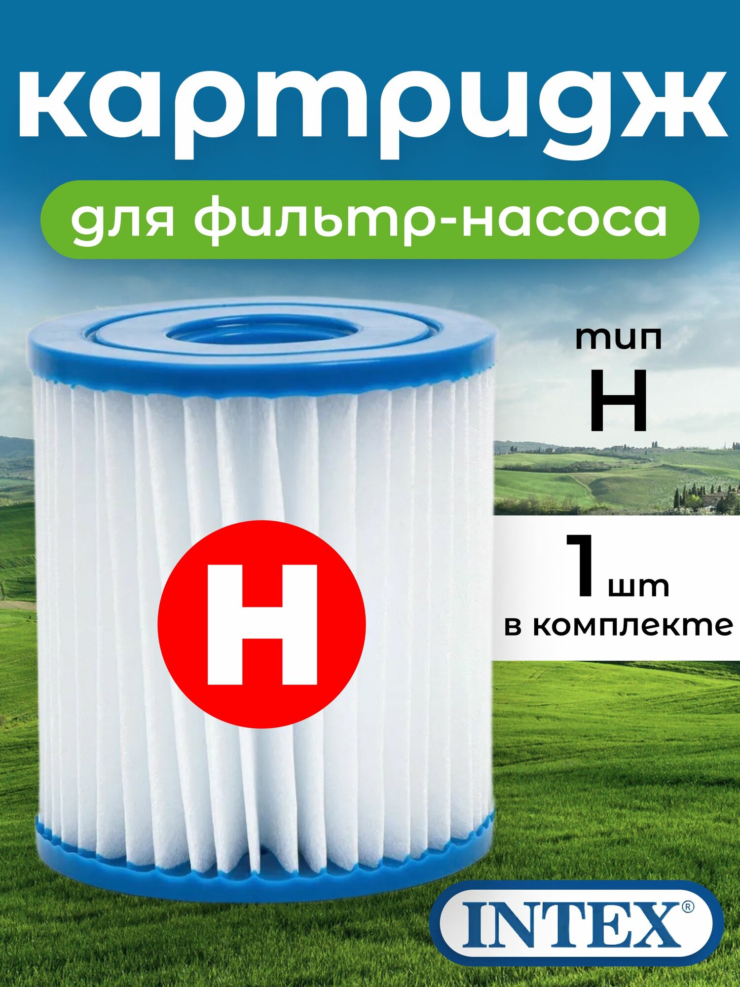 Картридж "H", INTEX 29007, для фильтр-насоса 28602