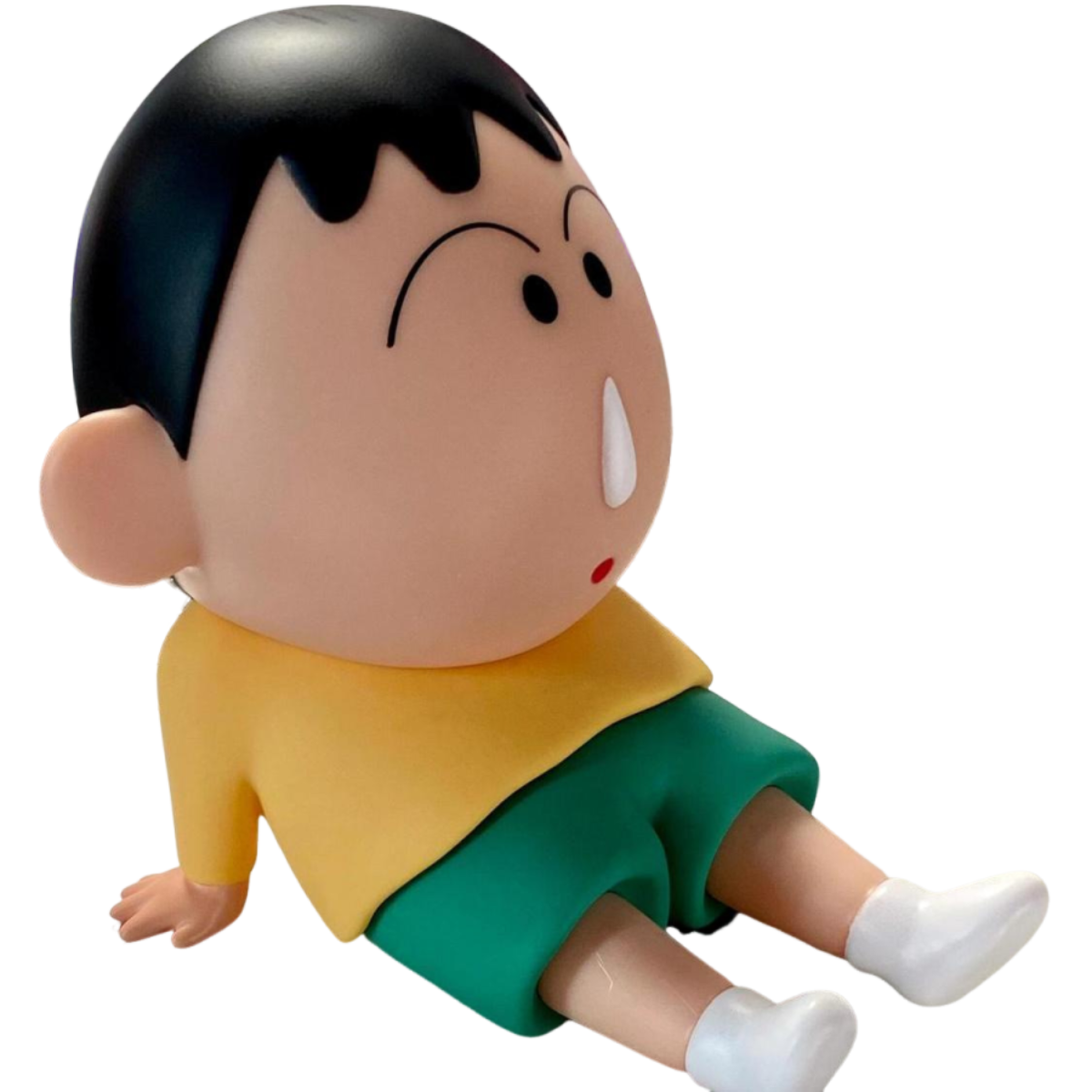 Crayon -chan Анимация Ленивый Стойка для Мобильного Телефона Подвижная Модель Игровая Фигурка Настольный Орнамент Кукла Игрушка 10см Материал Эnamel Цвет Как На Фото Вес Пакета 90g Размер Пакета 13x14.5x10cm