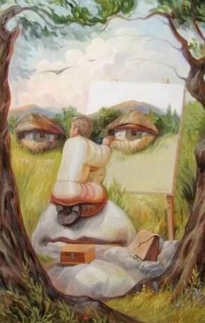 Алмазная картина "Ван Гог Абстрактные Пейзажи Знаменитостей" алмазная огранка 40х50 см,40X50CM, белый