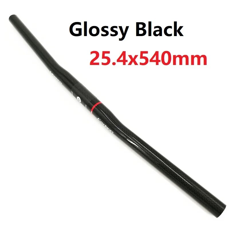 Litepro Горизонтальный руль из углеродного волокна 580 мм черный Glossy 540mm