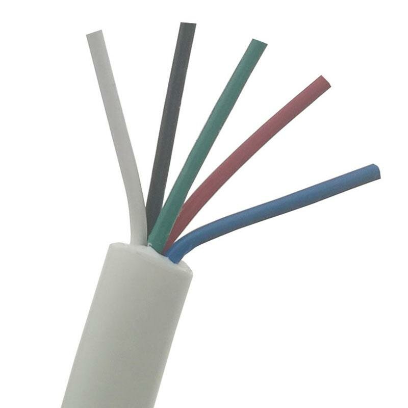 М новый белый мягкий 5-жильный силиконовый провод для T12 936 937 907 9501 2028 паяльная станция ручка линия