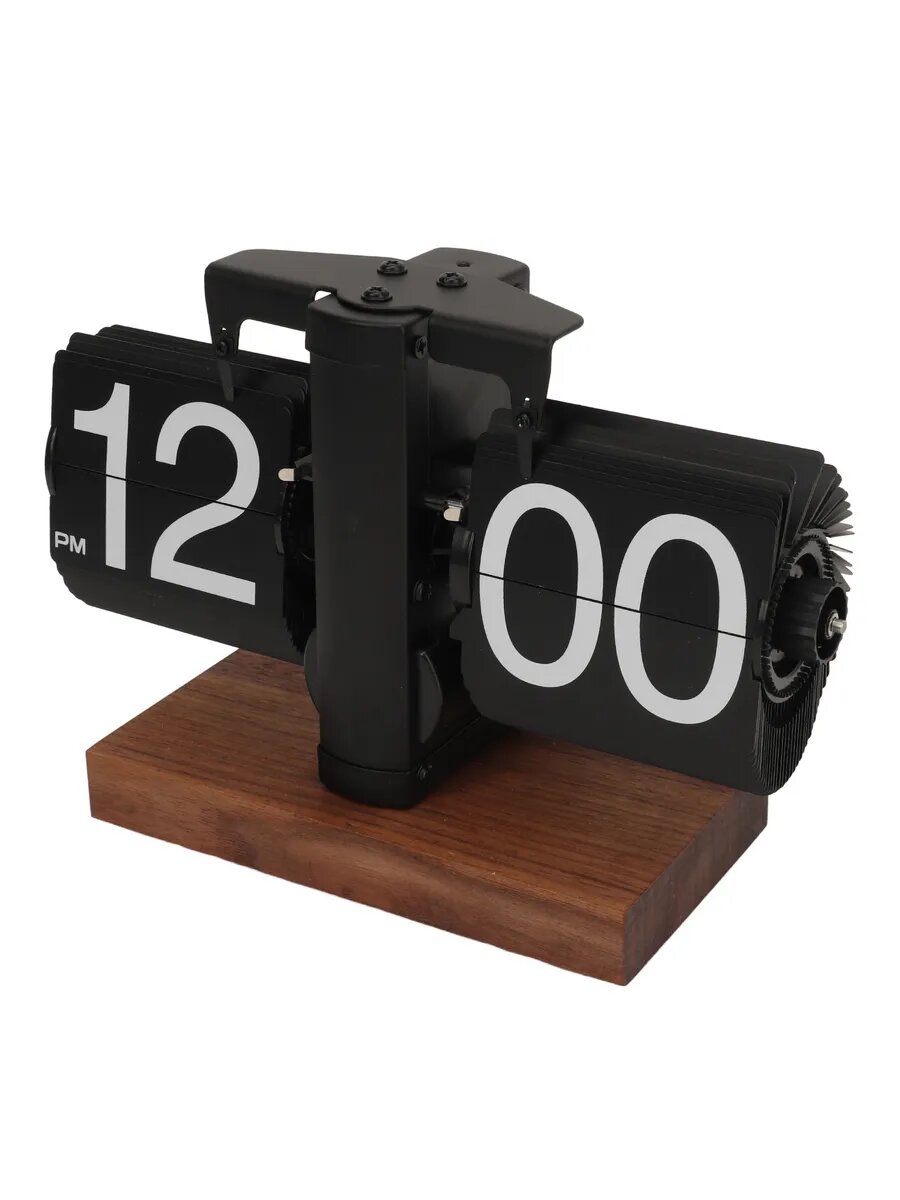 Цифровые раскладные часы в стиле ретро, автоматические