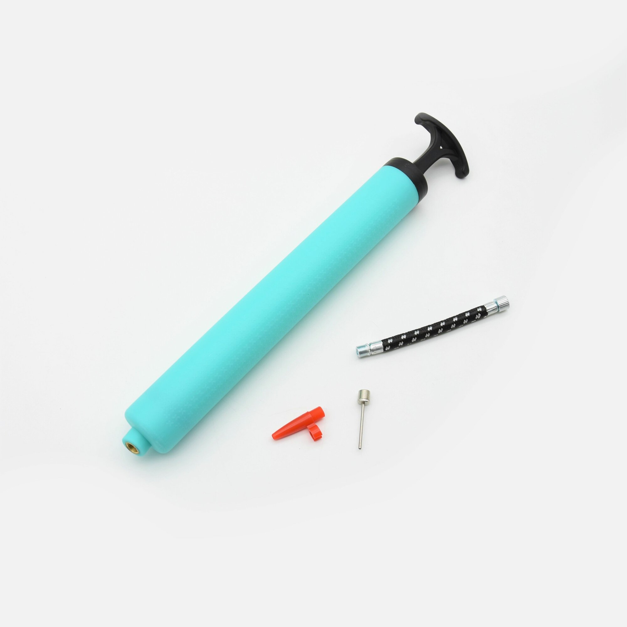 Насос пластиковый универсальный, ручной, с иглой и насадкой, цвет ассорти