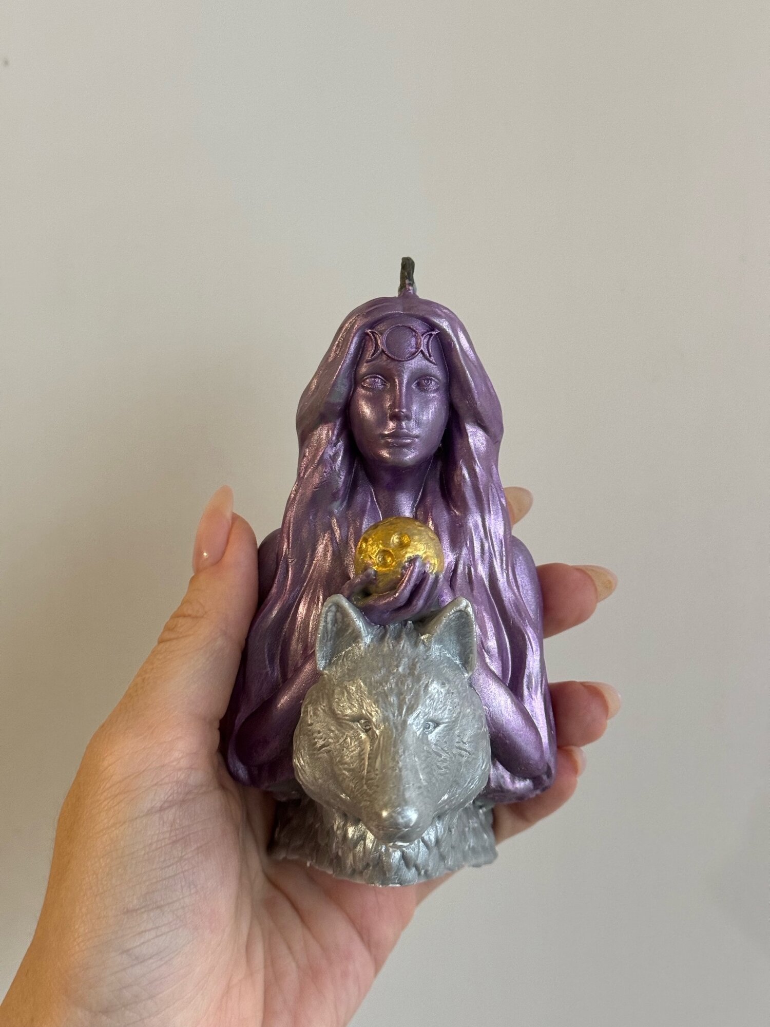 Силиконовая форма для свечей Геката. Силиконовый молд для свечей.